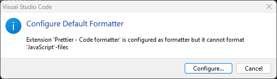 stopped working in VScode · Issue #15190 · prettier/prettier · GitHub