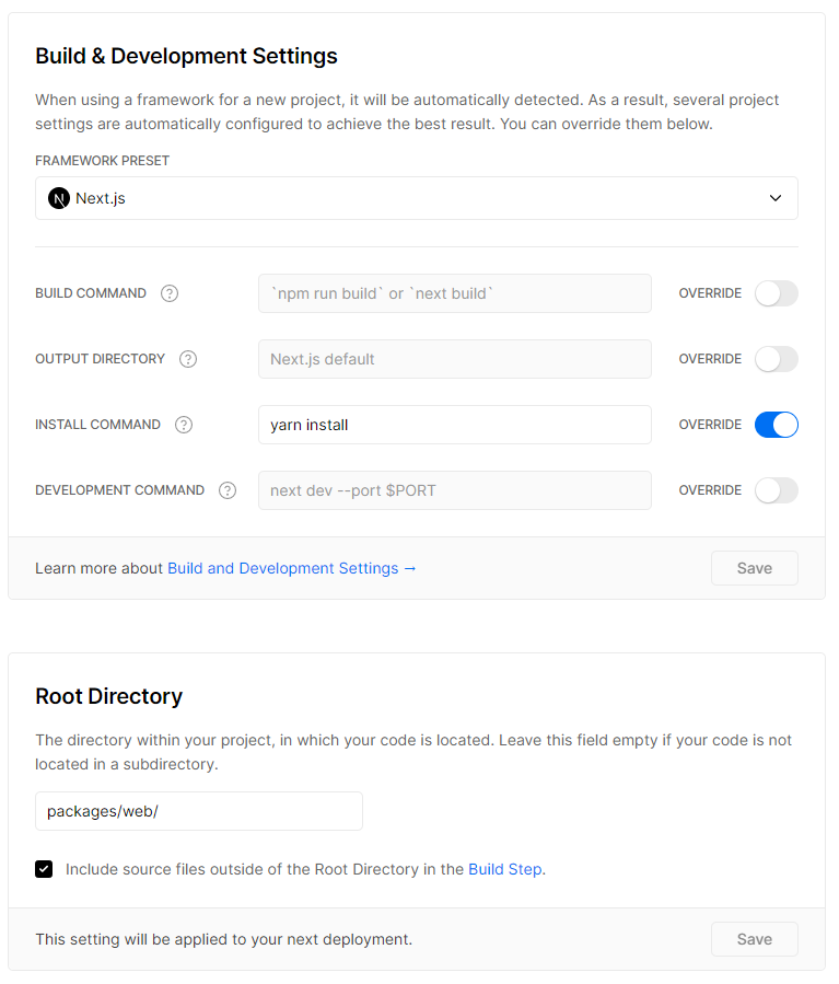 Deploy monorepo to Vercel Now · vercel vercel · Discussion #5431 · GitHub