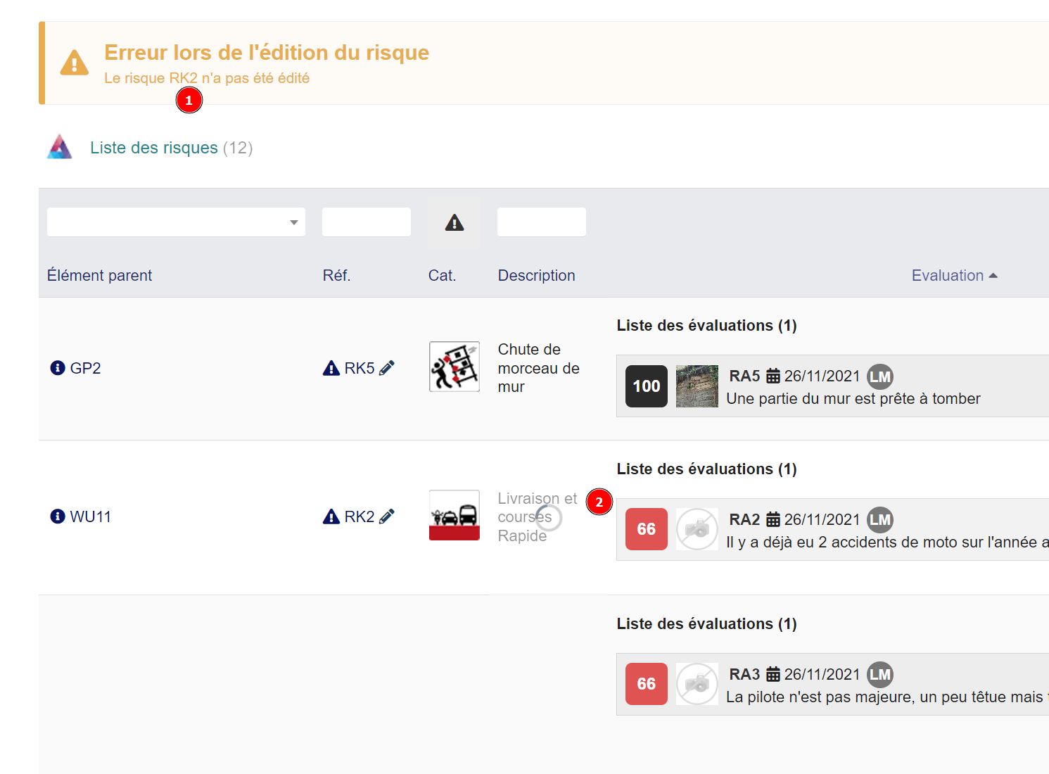 Controler le changement UT/GP · Issue #2308 · Evarisk/Digirisk · GitHub