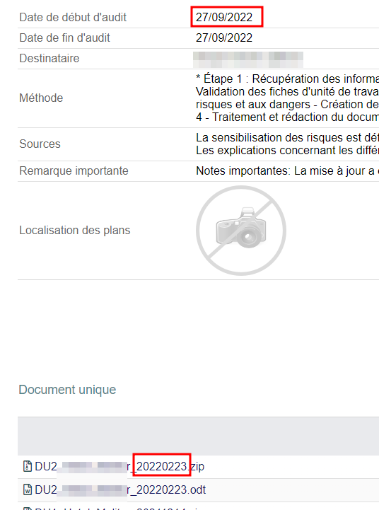 Erreur de date sur la génération il prends l'ancienne date · Issue #2432 · Evarisk/Digirisk · GitHub