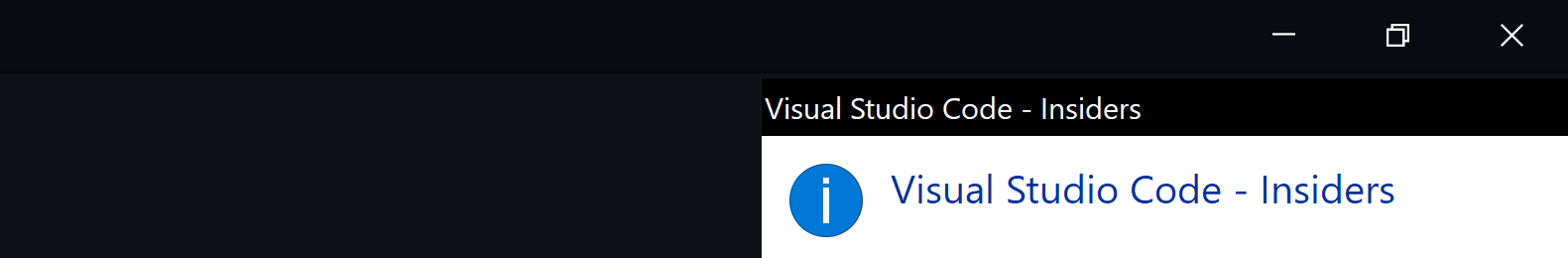 Custom titlebar should apply to all windows (Process Explorer, Report a bug, Dialogs...) · Issue ...