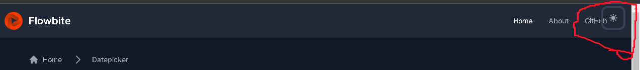 The navigation on the Date Picker Web page · Issue #248 · themesberg ...