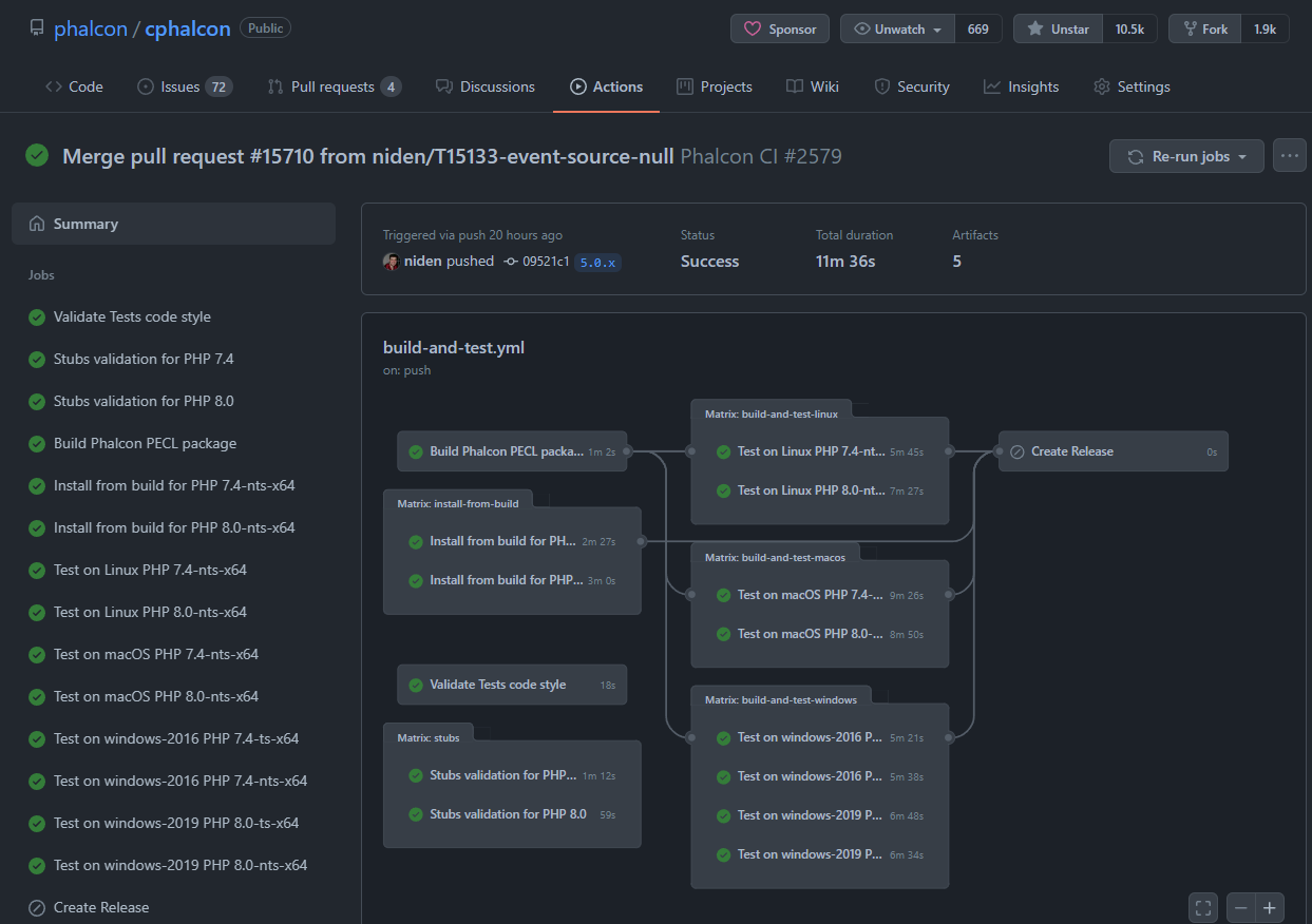 Migrate to GH actions · Issue #413 · krakjoe/apcu · GitHub