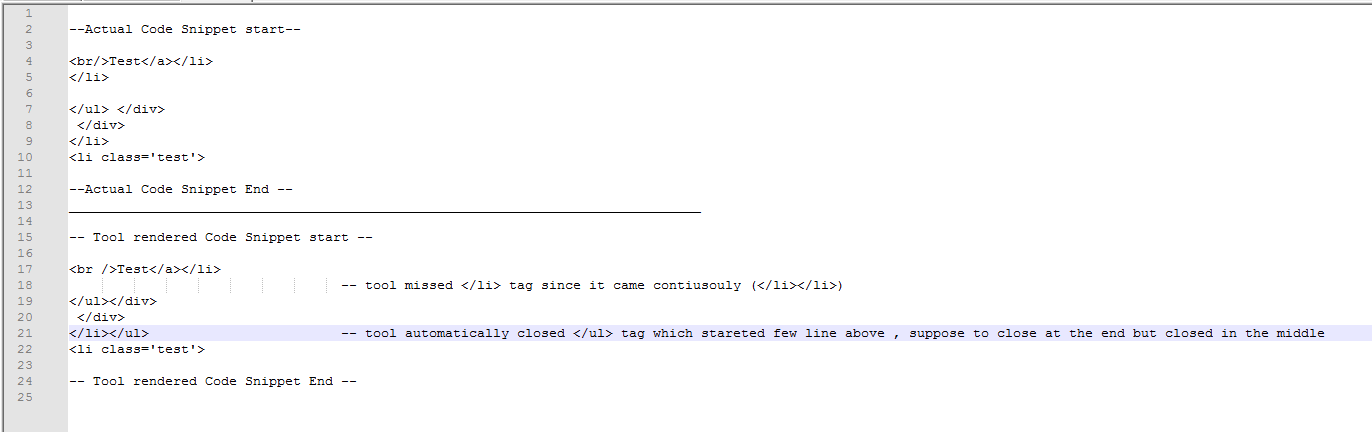 Ul And Li Tags Closing Unexpectedly · Issue 128 · Owaspjava Html Sanitizer · Github