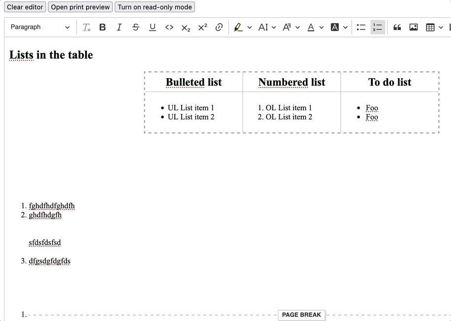 [Document lists] Blockquote does not work with document-list · Issue ...