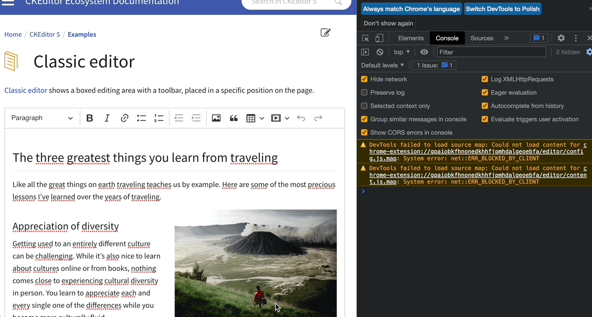 Alt + F10 with open dropdown results in the error in the console · Issue #12339 · ckeditor ...