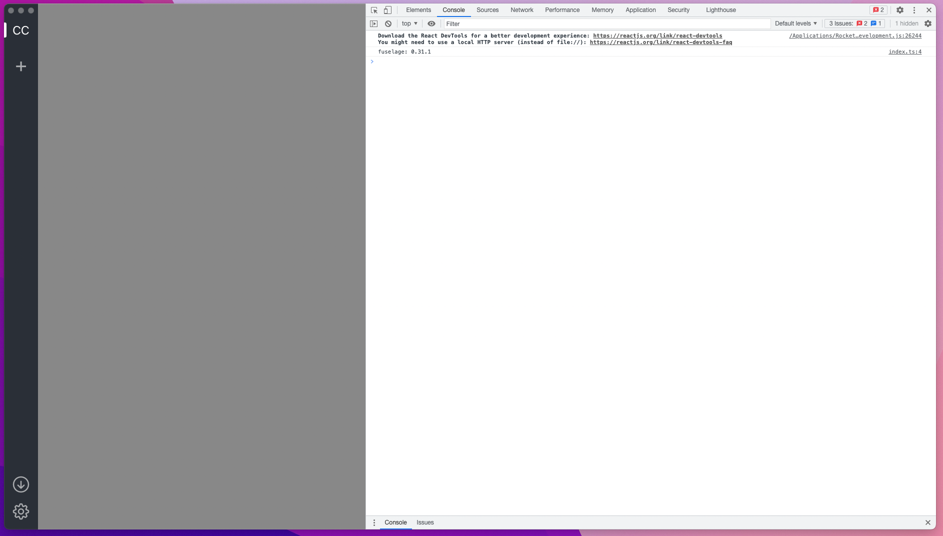 macos displays grey area instead chat after update from 3.0.0 to 3.8.0 ...