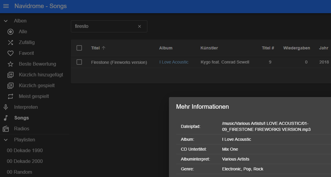 [Bug]: Playlist Sync skips "Various Artist" · Issue #2300 · navidrome/navidrome · GitHub