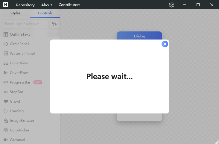 Dialog covers the entire window! · Issue #594 · HandyOrg/HandyControl · GitHub