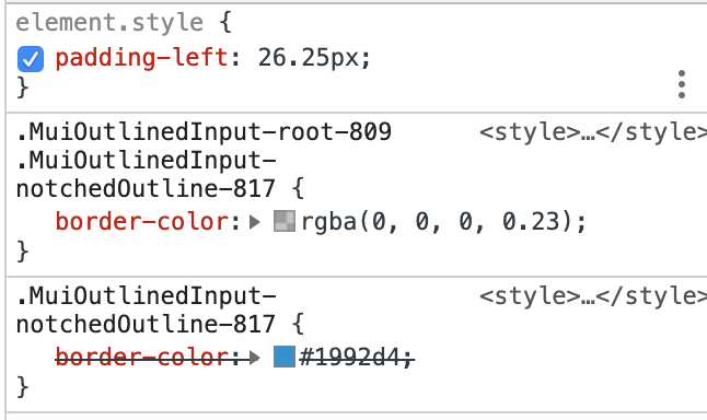 [TextField] Unable to override outline in MuiOutlinedInput. Is it a ...