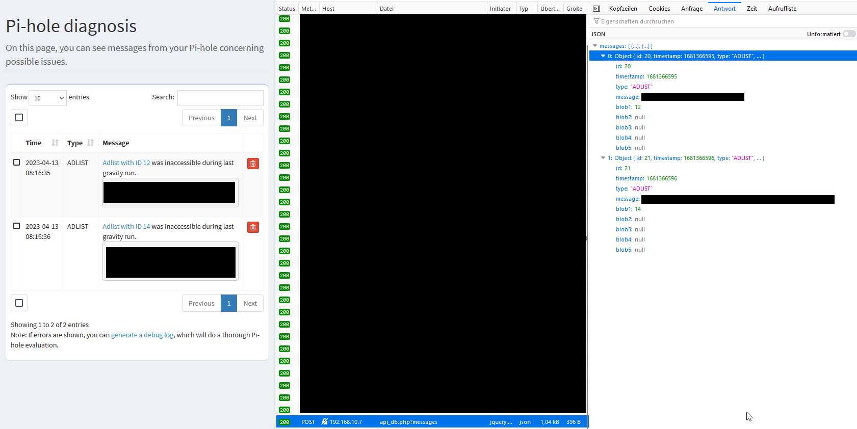 Idea: Make messages available · Issue #20 · home-assistant-ecosystem/python-hole · GitHub