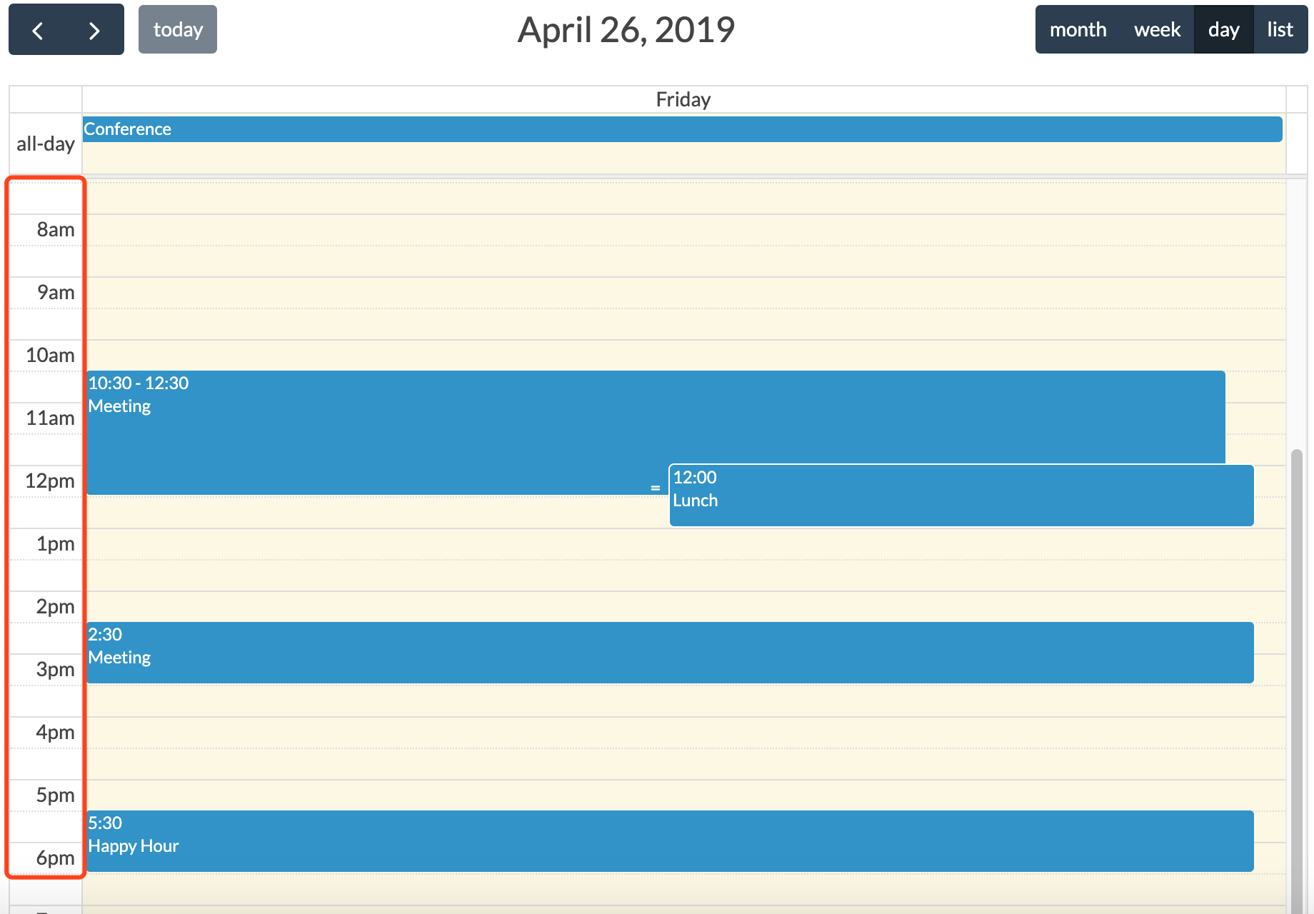 The timeGridDay times will flash in IE11 · Issue #4653 · fullcalendar/fullcalendar · GitHub
