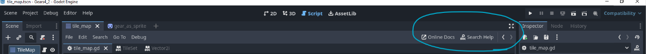 Floating script editor button not present in 4.2 beta 4 · Issue #84435 · godotengine/godot · GitHub