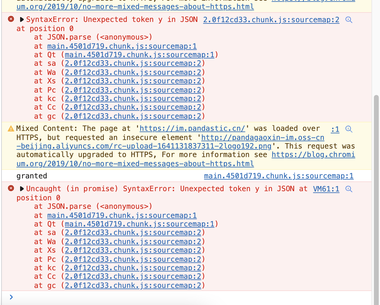 [BUG] 自己添加自己的账号后报错无法进入系统 · Issue #117 · openimsdk/open-im-server · GitHub