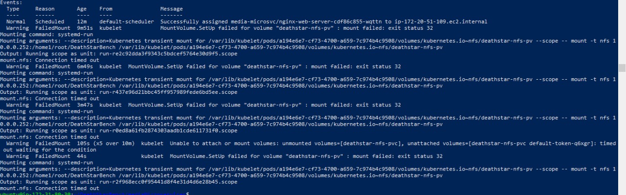 Nginx web server failing in Media Microservice application · Issue #85 ...