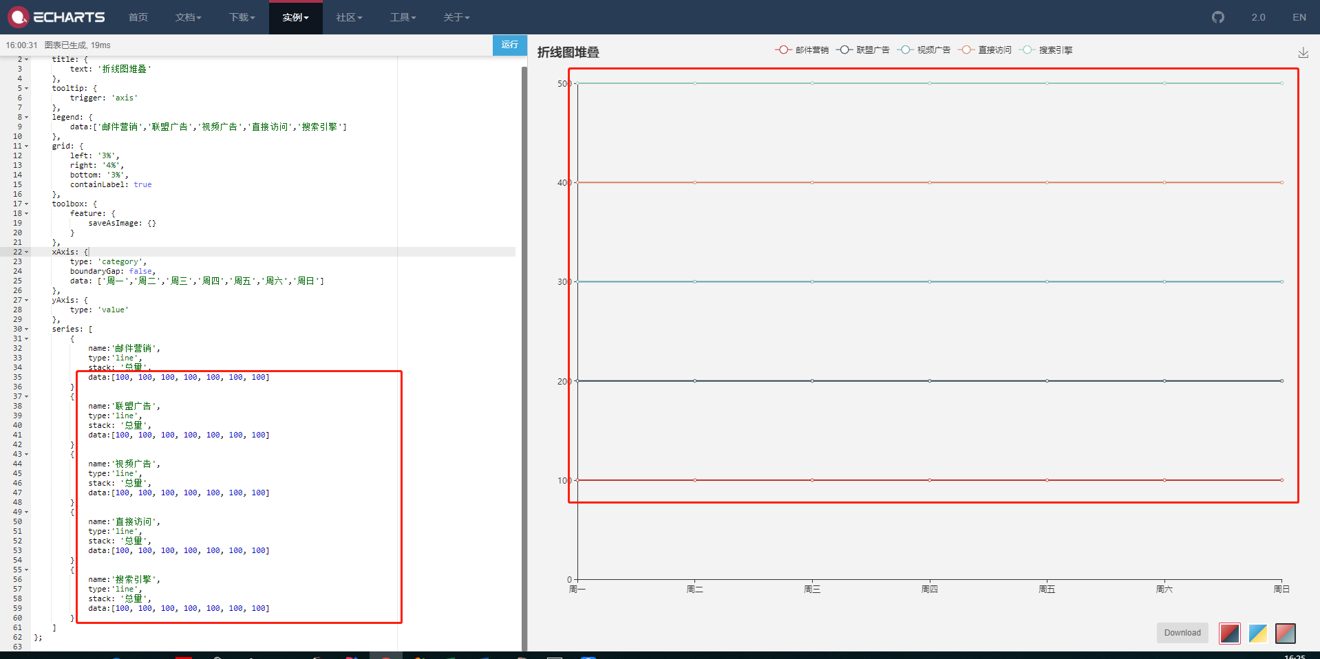 折线图数据显示问题 · Issue 8701 · Apache Echarts · Github