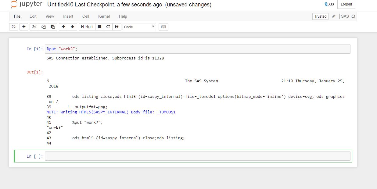 SAS kernel does not work on Juypter - local host · Issue #93 · sassoftware/saspy · GitHub
