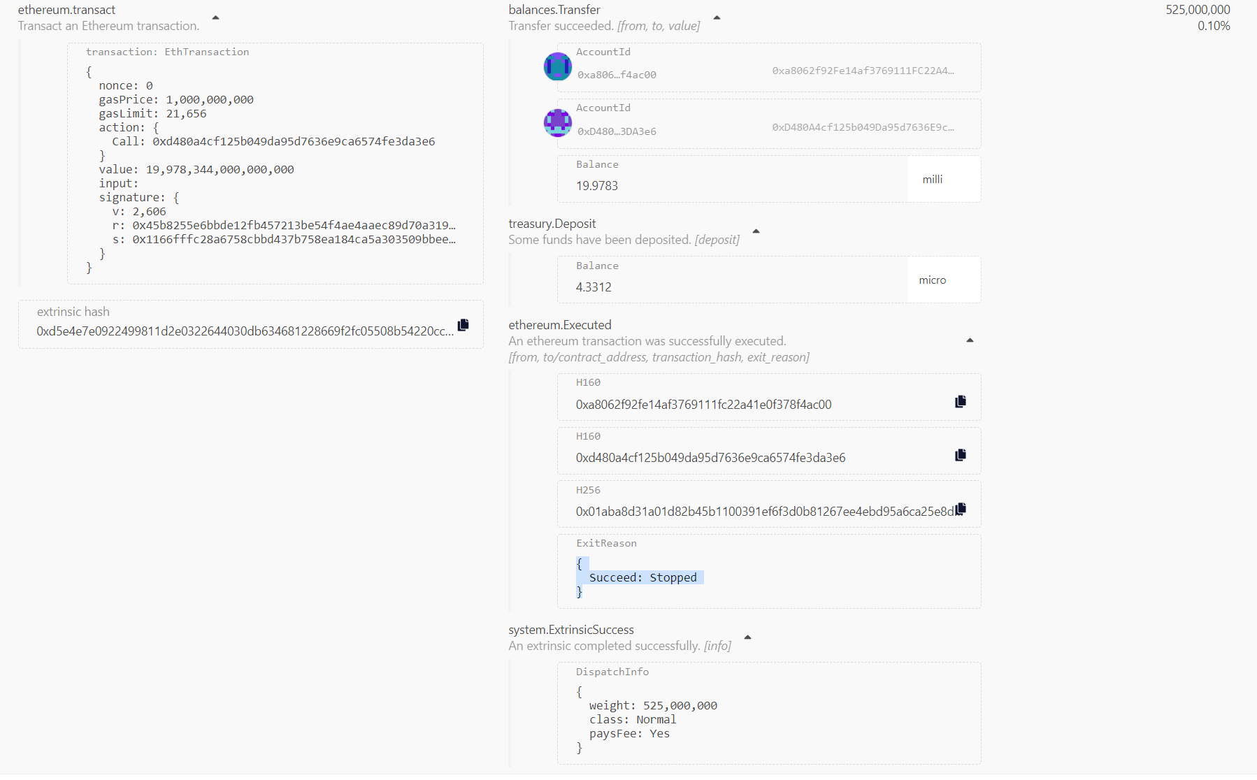 Wrong reported weight · Issue #507 · polkadot-evm/frontier · GitHub