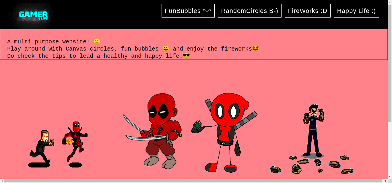 GitHub - sachin235/Fun-Time: A multipurpose website comprising of amazing CSS animations and ...
