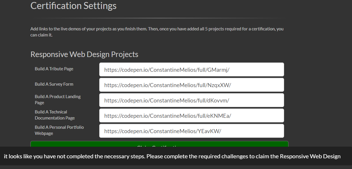 Responsive Design Certification can not be claimed · Issue #17363 ...