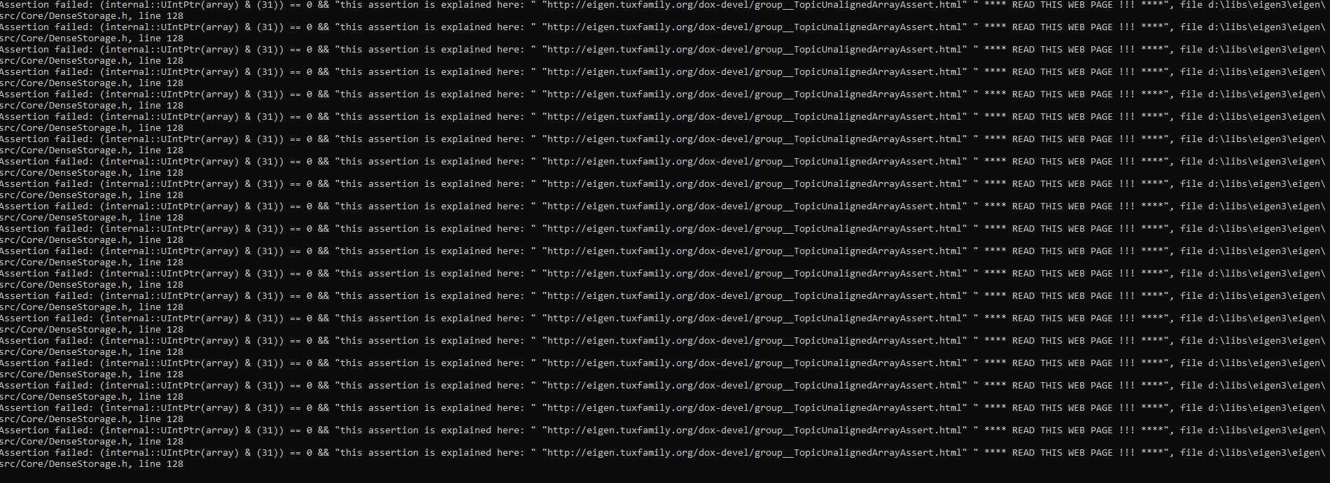 Visualizer ViewControl causing eigen crash · Issue #811 · isl-org/Open3D · GitHub