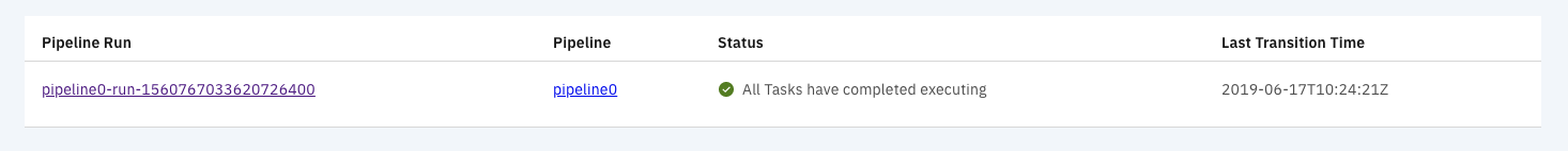 Bug: PipelineRuns show running indefinitely · Issue #257 · tektoncd/dashboard · GitHub