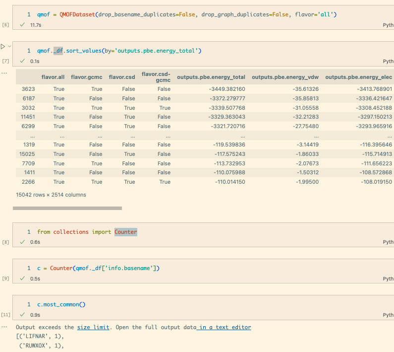 Qmof Pre Processing Already Drops Basename Duplicates · Issue 322 · Kjappelbaummofdscribe