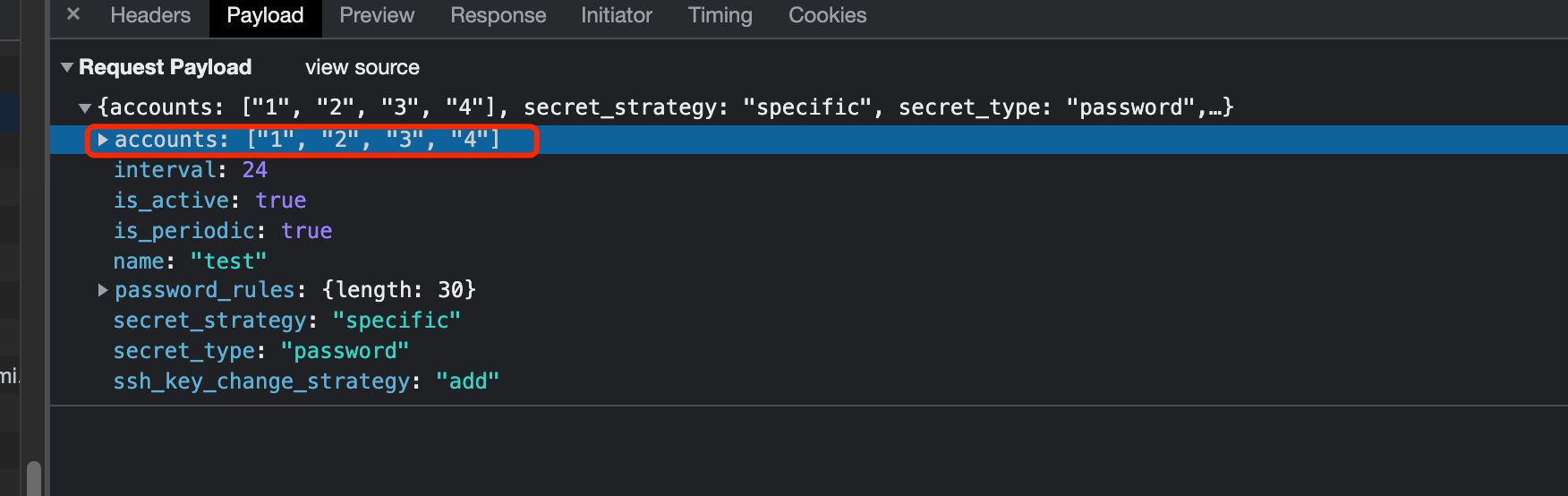 [Question] API中的accounts（账号管理）字段应该怎么传参？ · Issue #10321 · jumpserver/jumpserver · GitHub