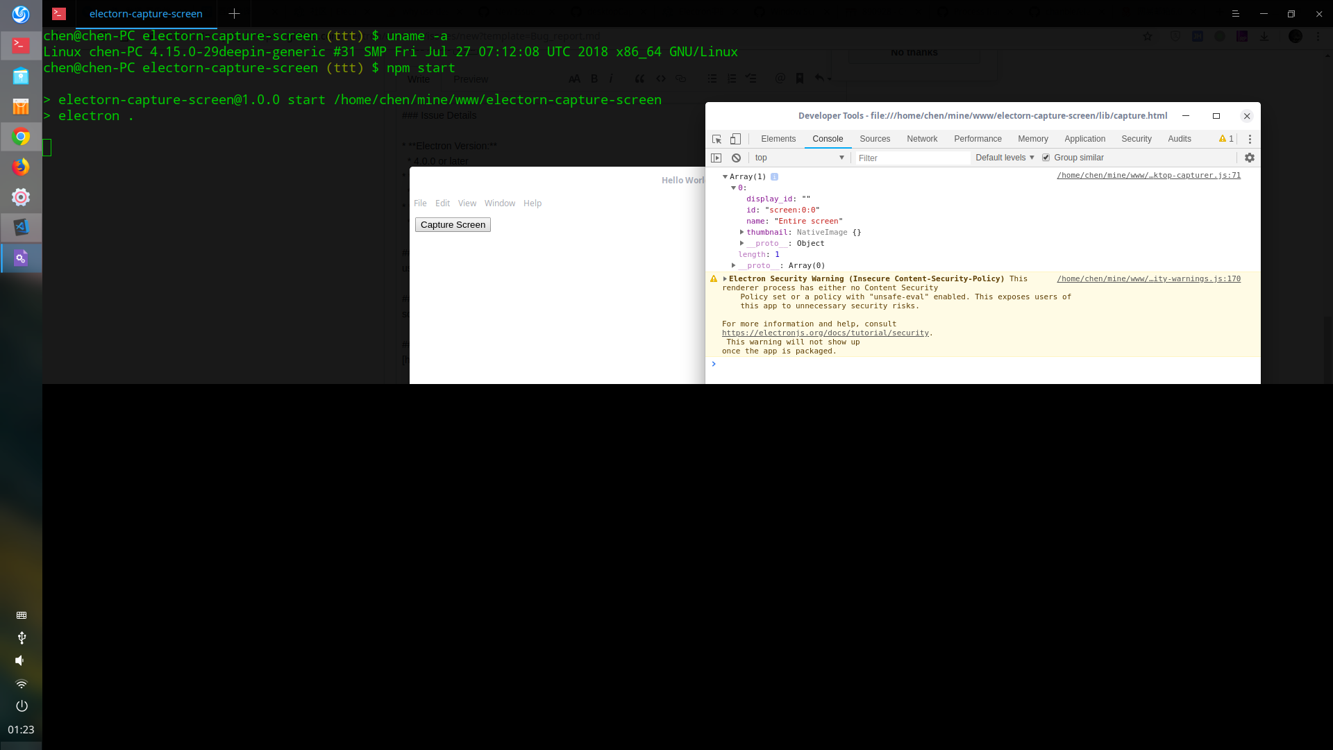 Desktopcapturer And Getusermedia Screenshot Get Black Screenshot Over Electron 3111 · Issue