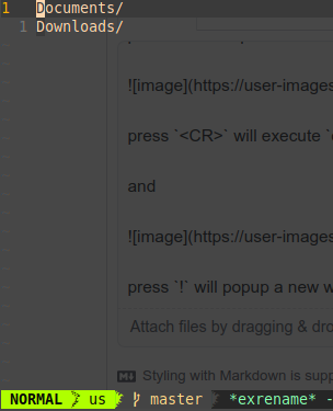 [feature] support of excommand · Issue #247 · Shougo/defx.nvim · GitHub