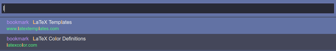 [feature request] add support for search bookmarks by category · Issue #3687 · philc/vimium · GitHub