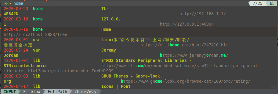 [feature request] add support for search bookmarks by category · Issue #3687 · philc/vimium · GitHub