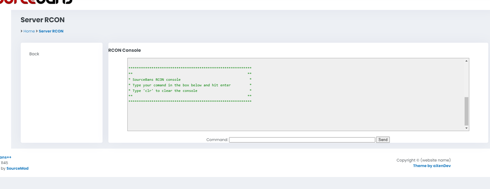 RCON Console color · Issue #9 · aXenDeveloper/sourcebans-web-theme-fluent · GitHub