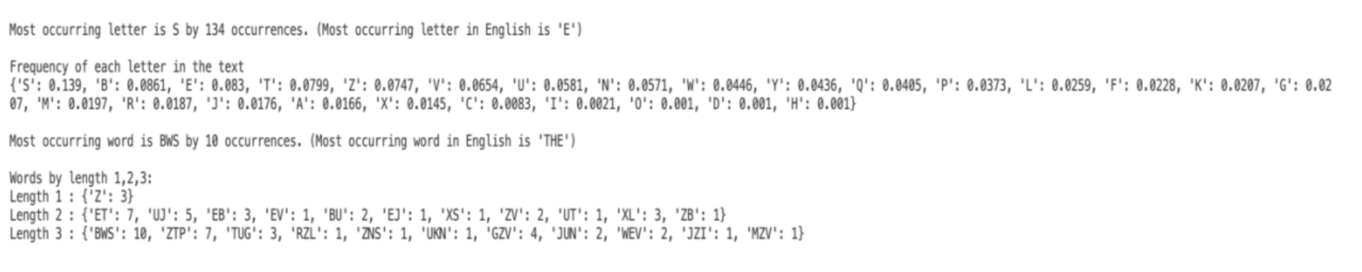 GitHub - erincolkan/letter-frequency-attack-helper: Basic command line Python program that helps ...
