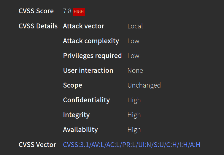 Add information about cvss score and metrics by amousset · Pull Request #452 · rustsec/rustsec ...