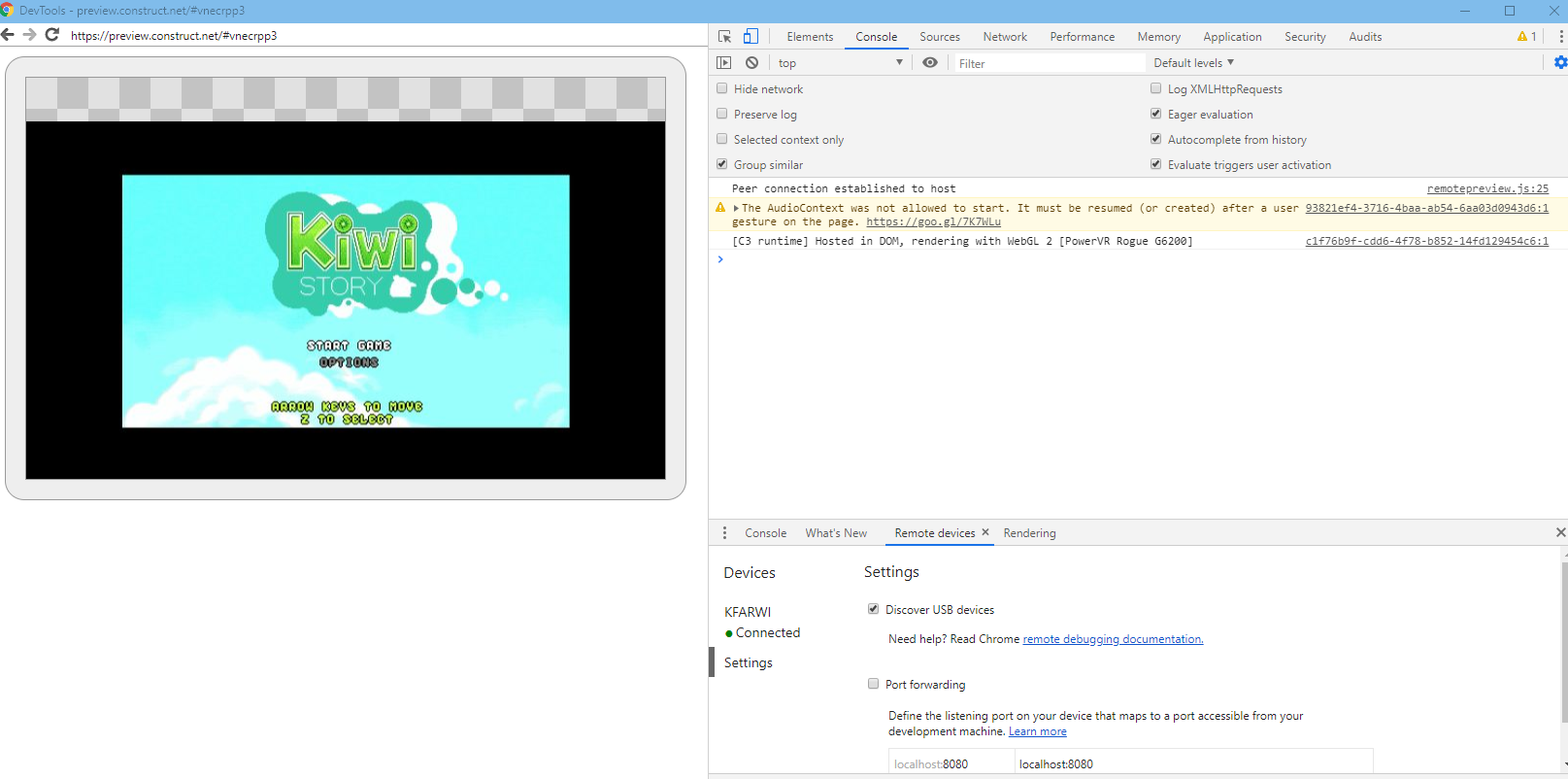 Remote Preview Doesnt Work Starting On R150 Onwards · Issue 3268 · Scirraconstruct Bugs · Github