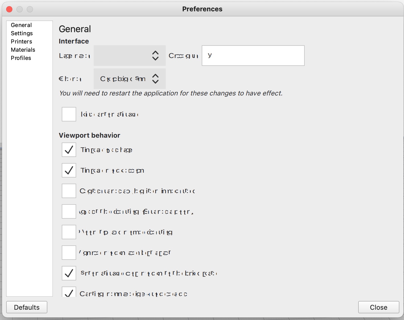 Setting Language Does Not Appear Work · Issue 9522 · Ultimakercura · Github