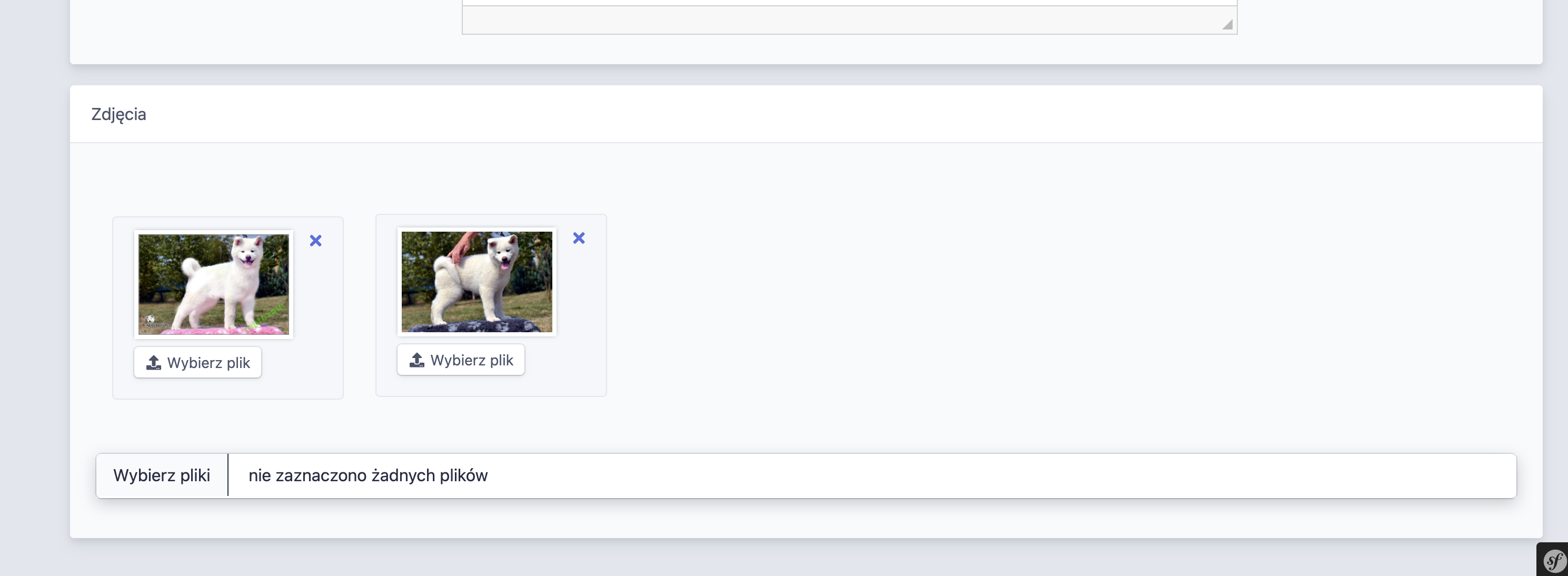 Custom Multifile Upload field + drag and drop sort order · Issue #2662 · EasyCorp ...
