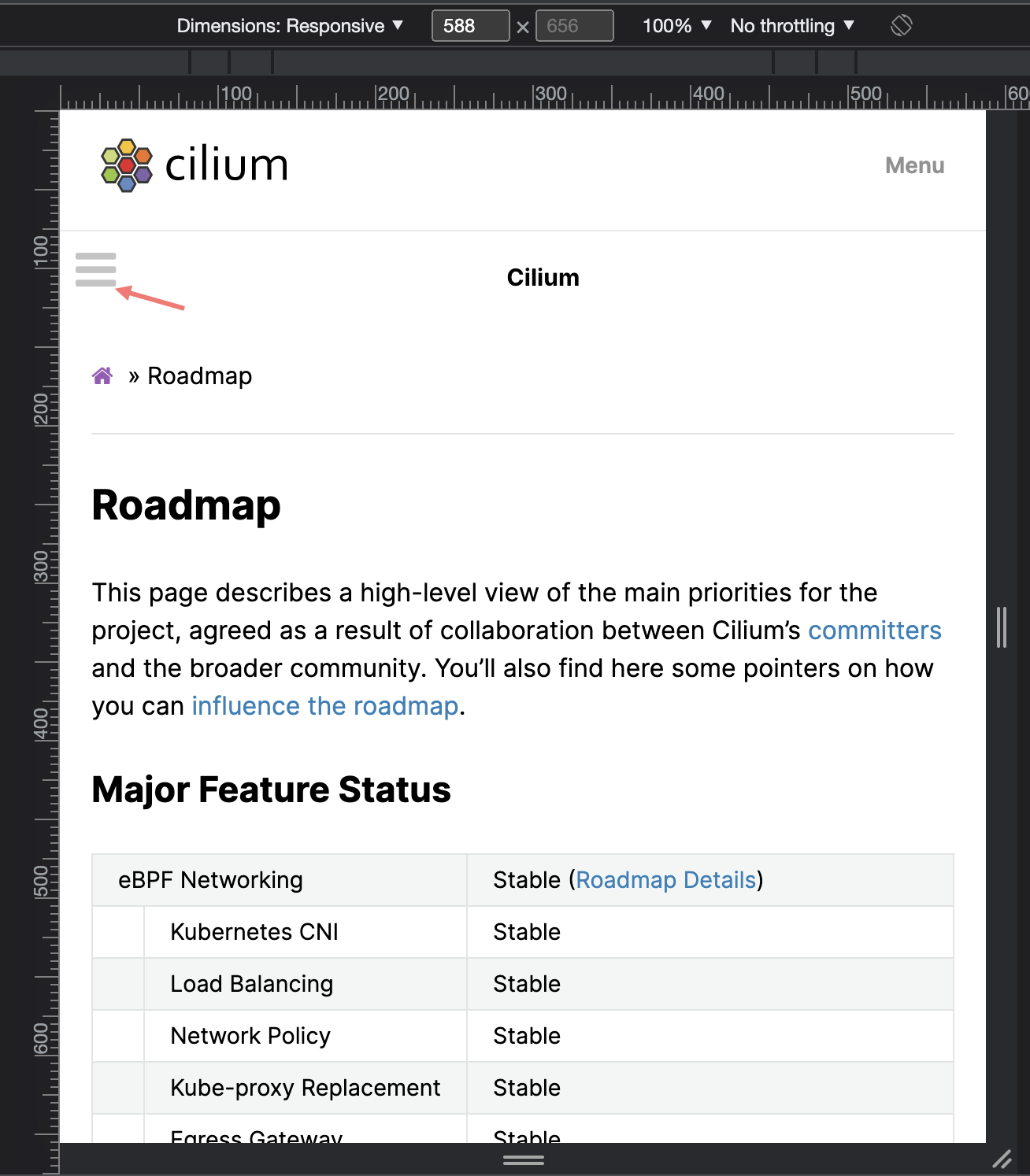 docs: search doesn't work in mobile · Issue #21938 · cilium/cilium · GitHub