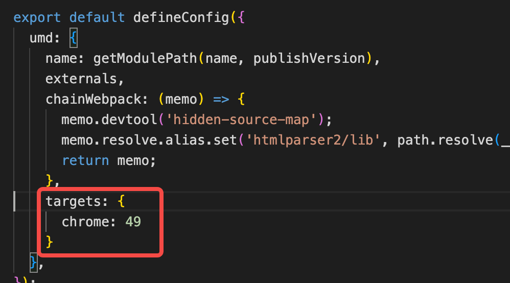 father v4版本 targets参数不生效 · Issue #613 · umijs/father · GitHub