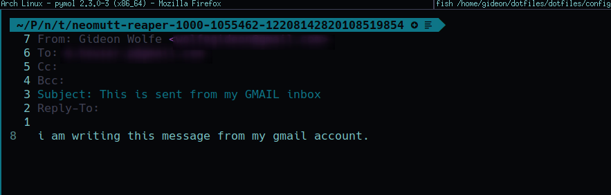 Sending mail from one account shows up in the sent box of another ...