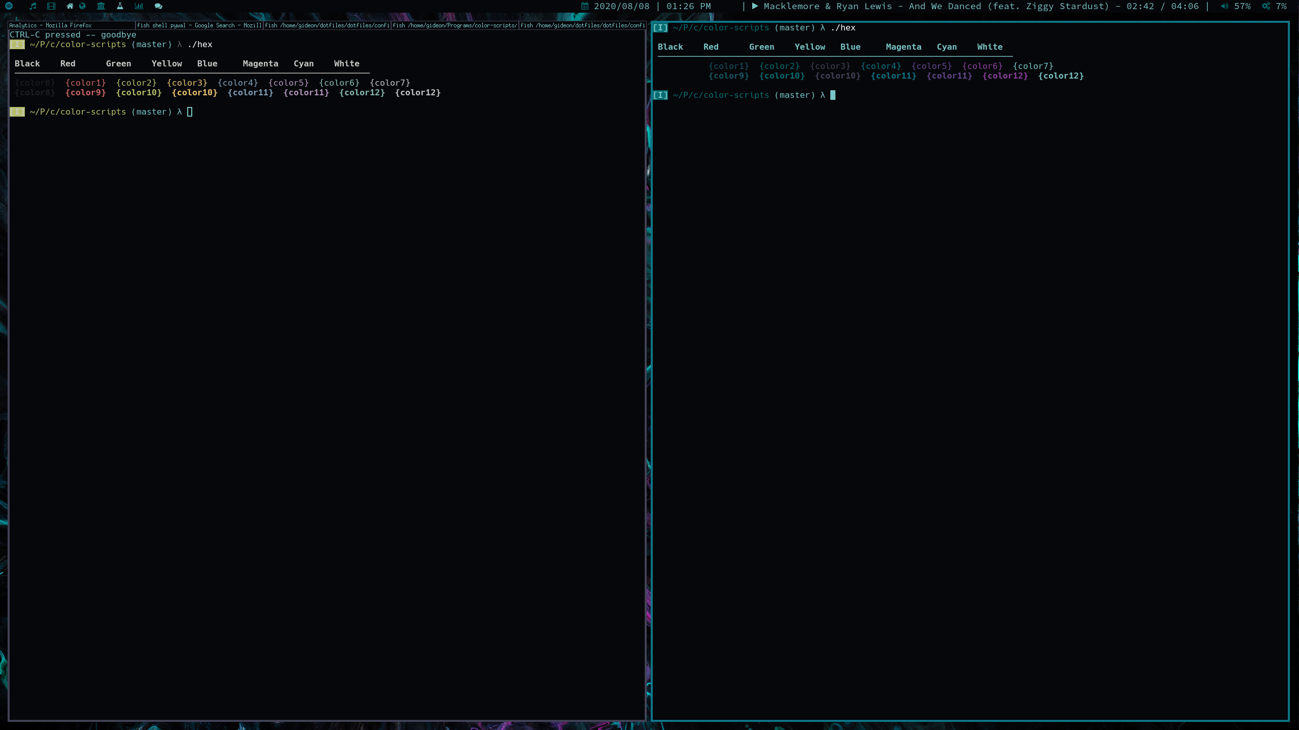 Gradient messes with colors · Issue #374 · karlstav/cava · GitHub