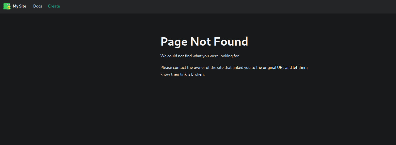 Page not found · Issue #3 · galligan/docusaurus-multi · GitHub