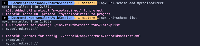 uri-scheme adding scheme in tvOS Info.plist in React Native · Issue #2235 · expo/expo-cli · GitHub