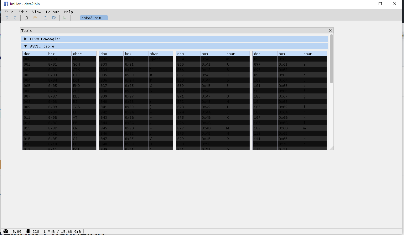 [Bug] ASCII Table difficult to read on lighter themes · Issue #757 ...