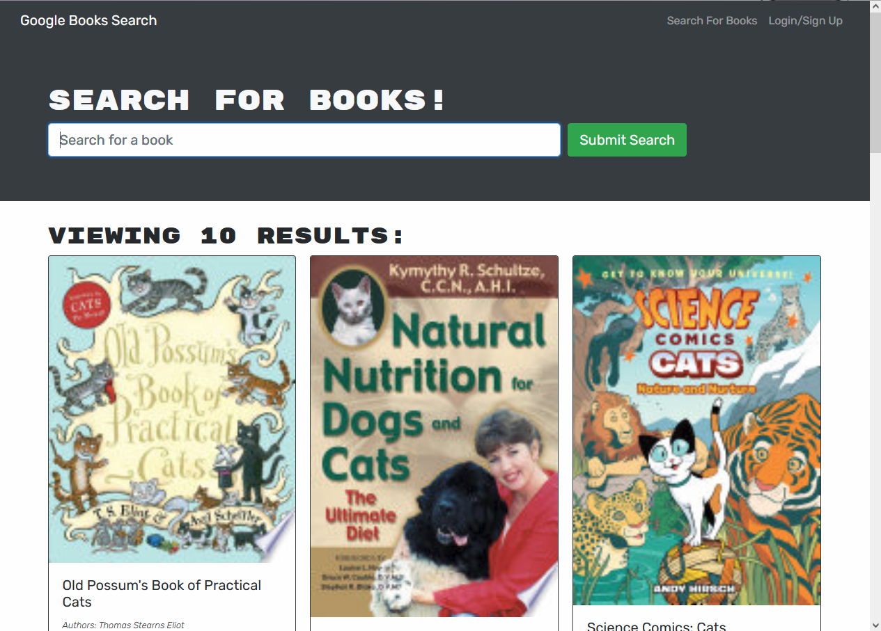 GitHub - kstaver/Google-Book-Search: A web application that allows ...
