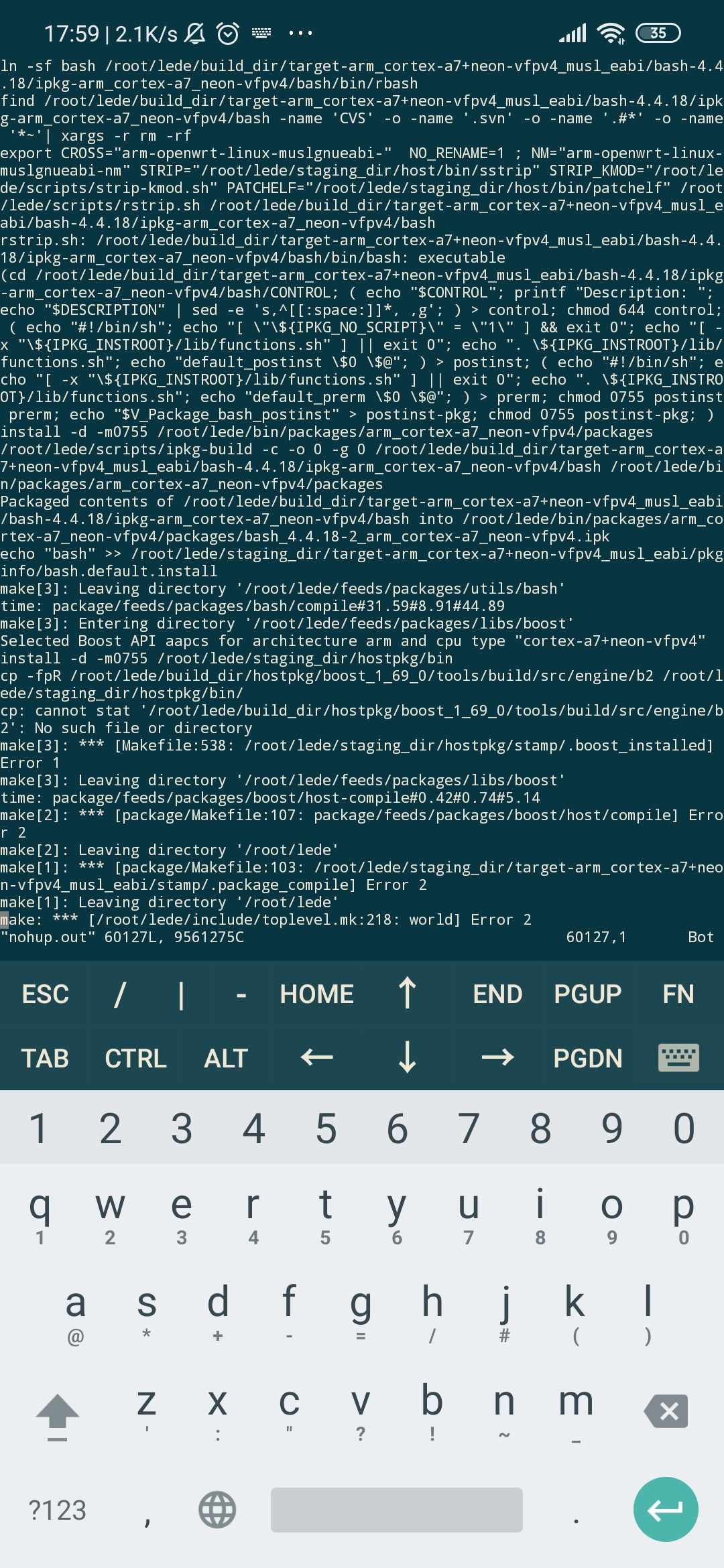 艰难啊，这次是boost了 · Issue #1968 · coolsnowwolf/lede · GitHub