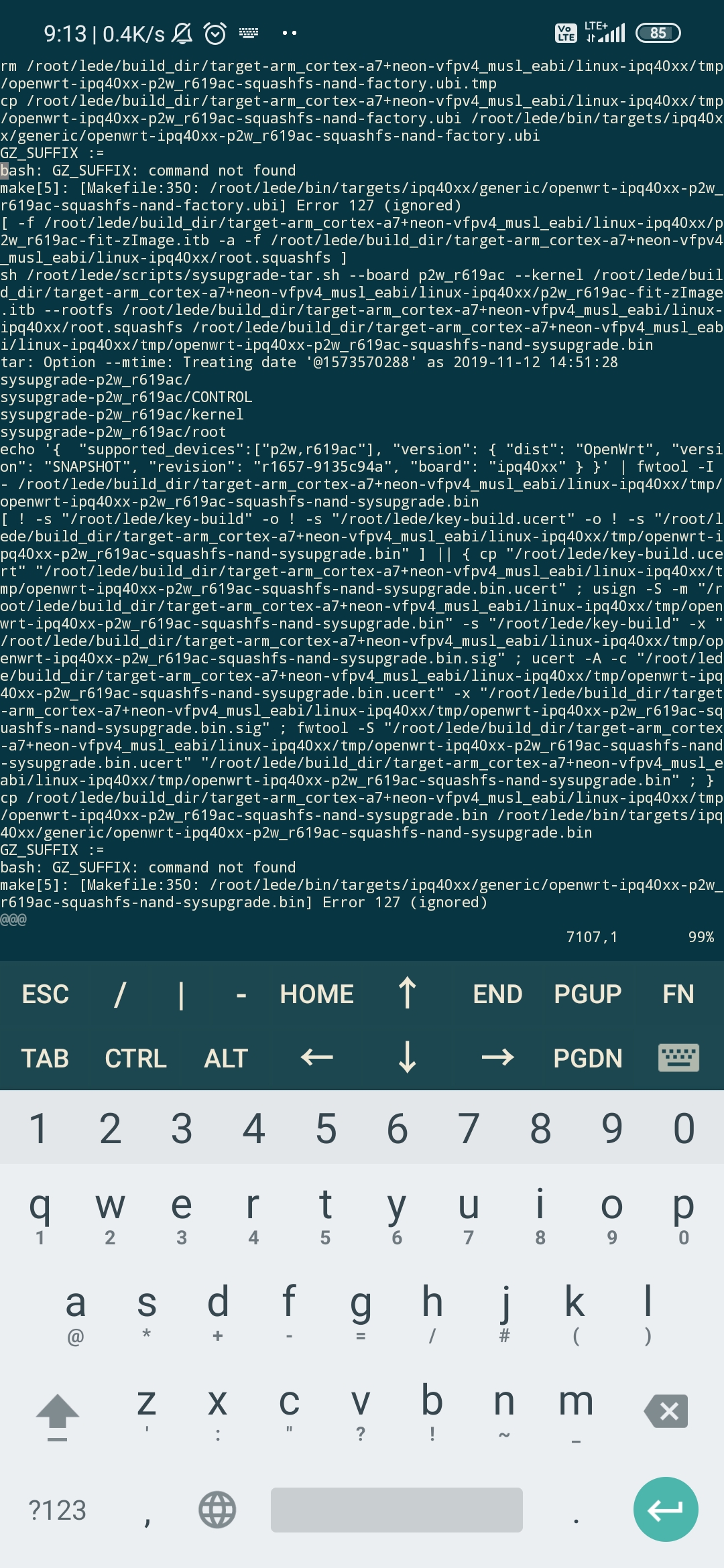 R619AC 最新源码，编译失败 · Issue #2064 · coolsnowwolf/lede · GitHub