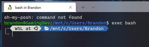 Ubuntu WSL doesn't show oh-my-posh until exec bash · Issue #1722 · JanDeDobbeleer/oh-my-posh ...