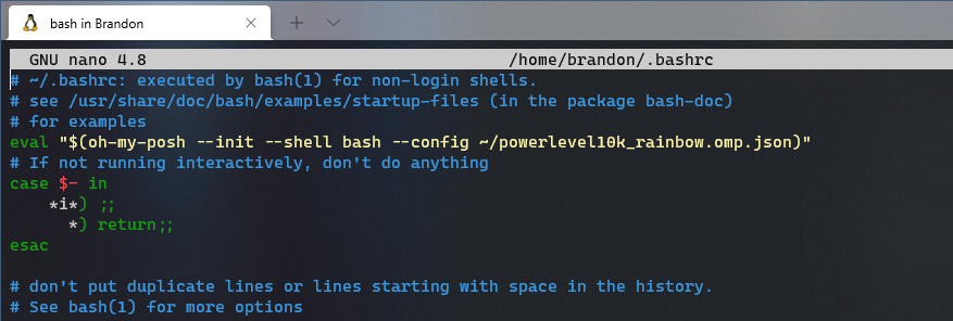 Ubuntu WSL doesn't show oh-my-posh until exec bash · Issue #1722 ...